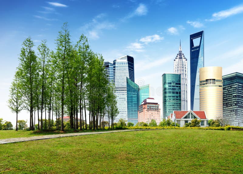 Parks and Modern Architecture Stock Image - Image of famous, life: 30663199