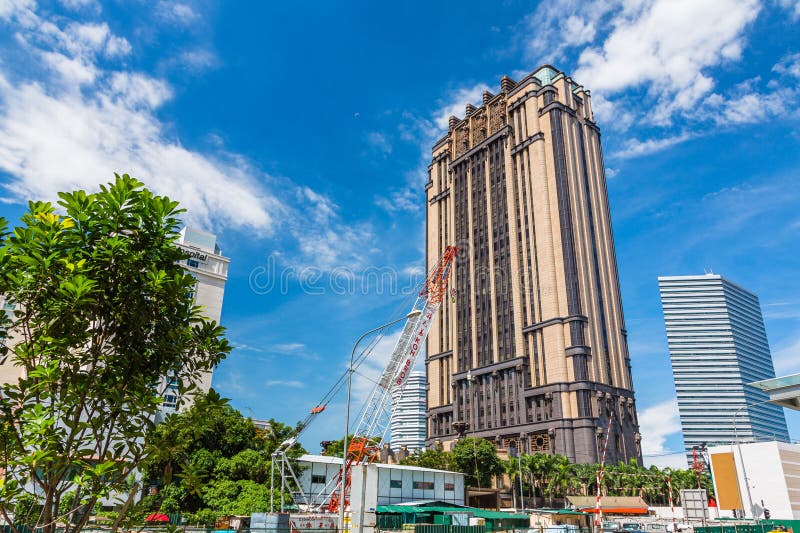 Parkview Square in Singapore Stock Image - Image of parkview, vibrant ...
