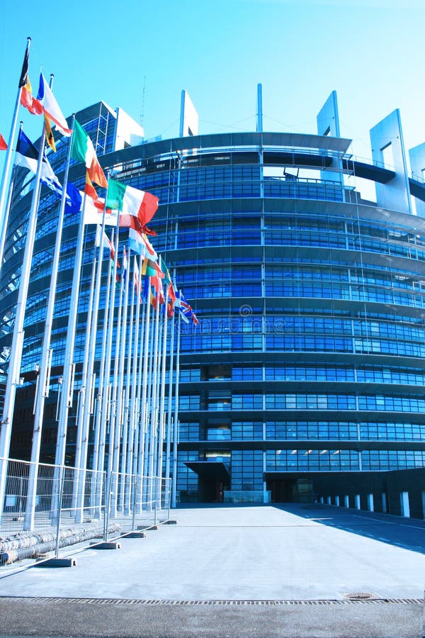 Parlamento Europeu imagem de stock. Imagem de arquitetura - 1944007