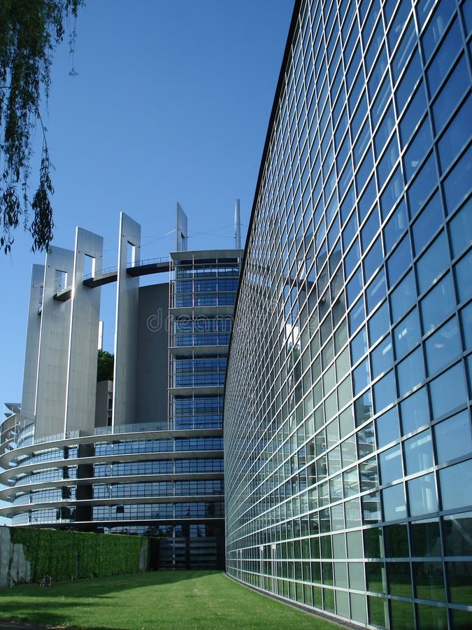 Parlamento Europeu Em Strasbourg Imagem de Stock - Imagem de estrutura ...