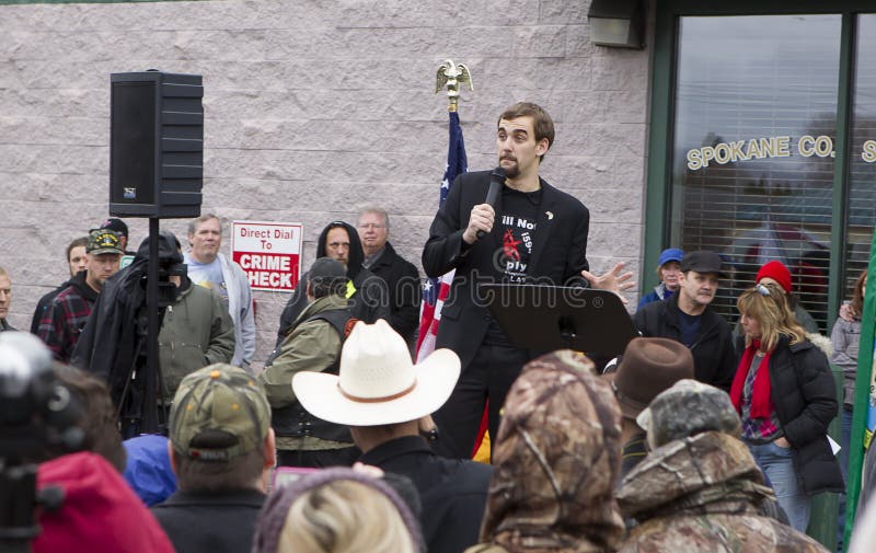 Parlare di Gavin Seim immagine editoriale. Immagine di parla - 48230170