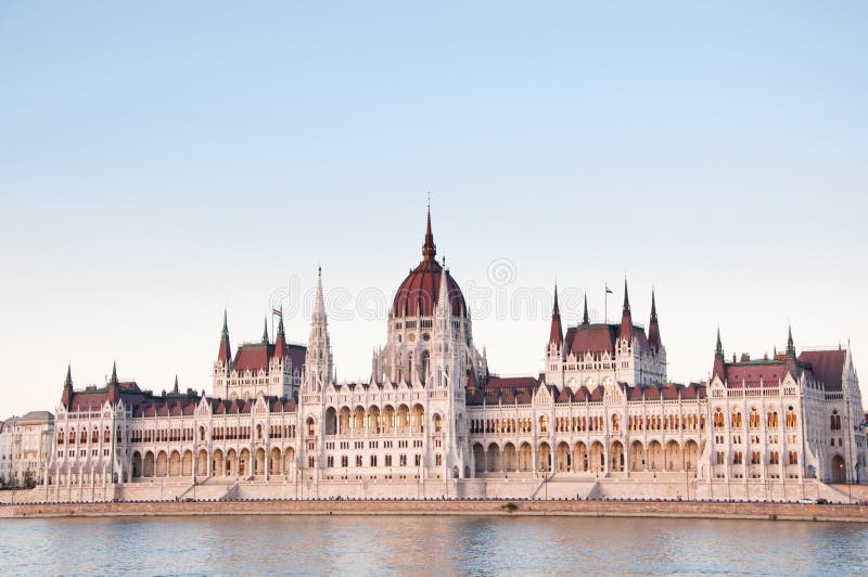 The Parliament Building in Budapest, Capital of Hungary Stock Image ...