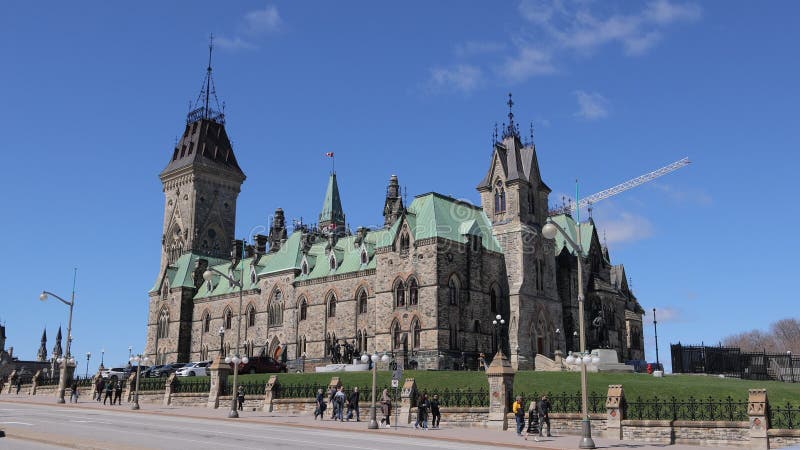 The Parliament Building of Canada in Ottawa - OTTAWA, CANADA - APRIL 16 ...