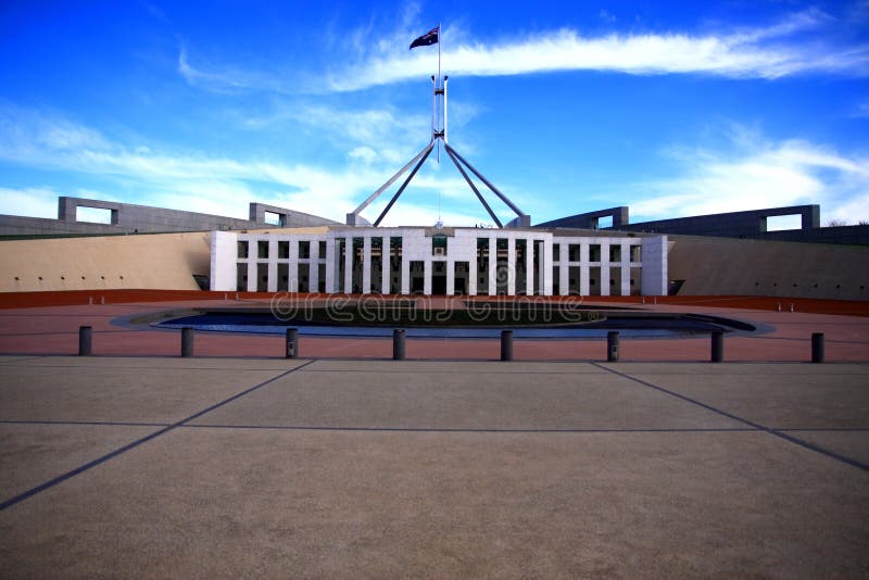 Canberra Parliament house stock image. Image of authority - 18132595