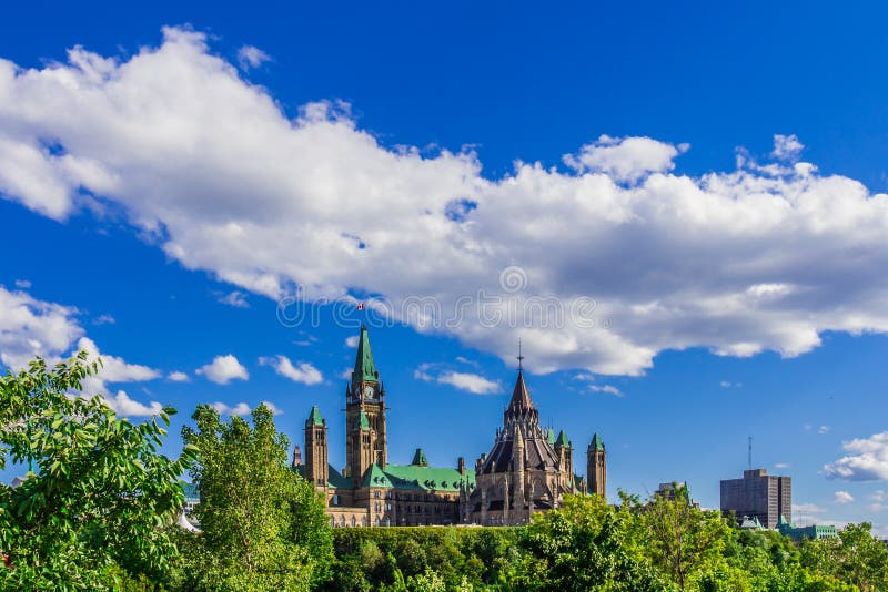 Parliament Building in Ottawa Editorial Image - Image of office ...