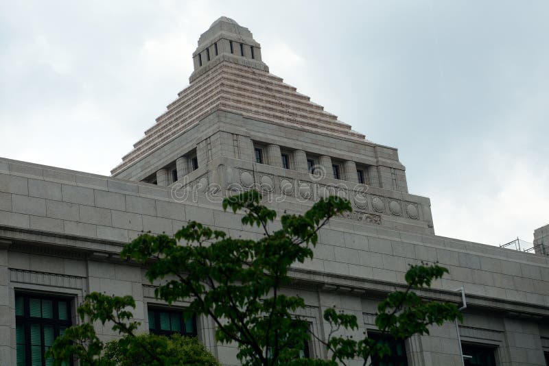 Parliament Building In Tokyo, Japan Stock Image - Image of horizontal ...