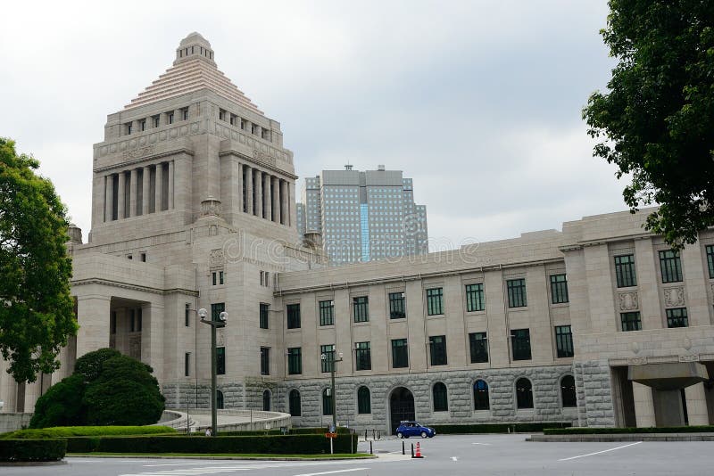 Parliament Building In Tokyo, Japan Stock Image - Image of horizontal ...