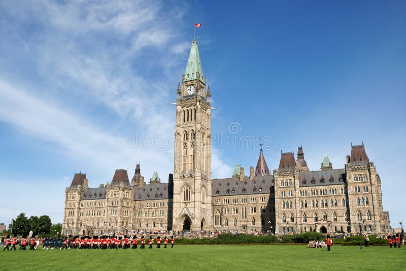Parliament of Canada editorial stock photo. Image of historical - 10329518