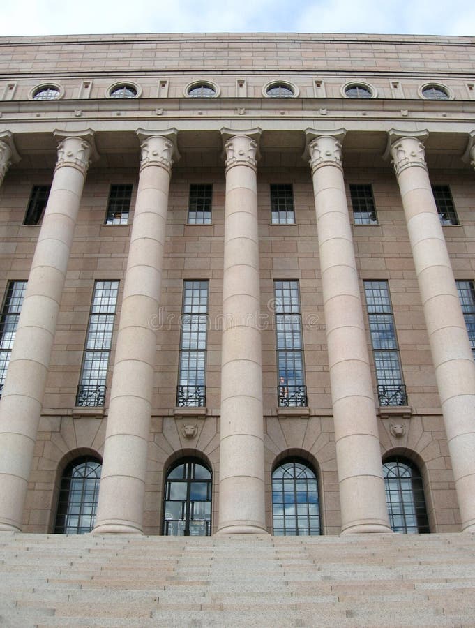 Parliament of Finland stock image. Image of tourism, corinthian - 2509123