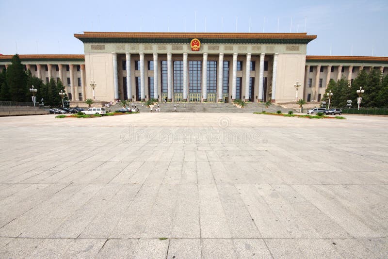 Chinese Parliament Building Stock Photo - Image of history, parliament ...