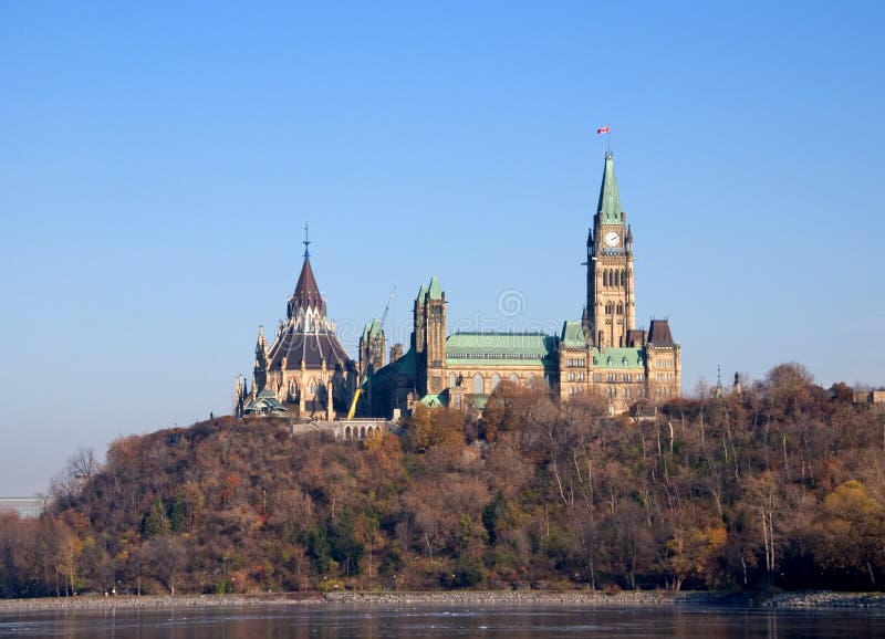 Parliament Hill Overhead View Stock Image - Image of architecture ...