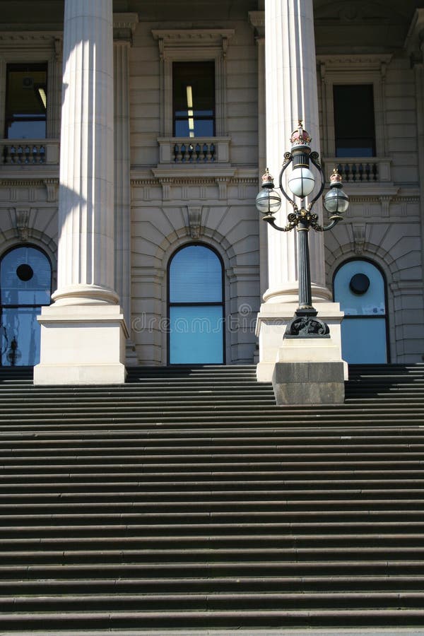 Parliment House, Spring Street, Melbourne, Australia. Editorial Photo ...