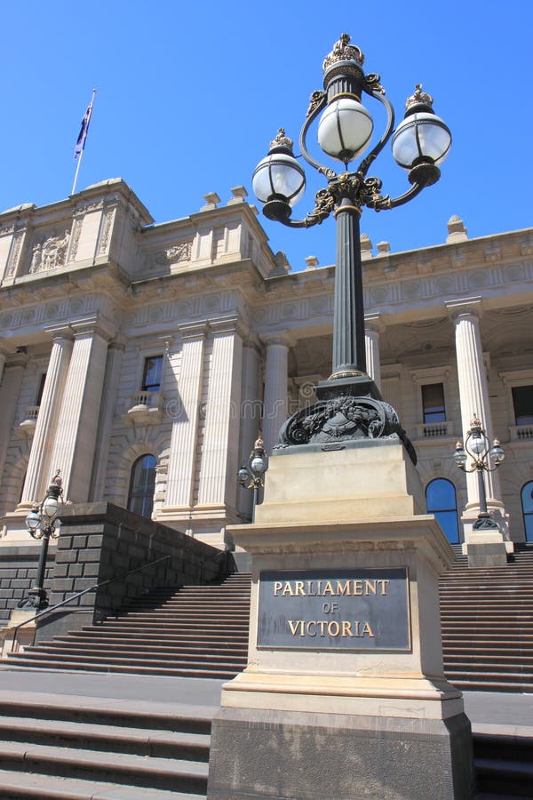 Parliment House, Spring Street, Melbourne, Australia. Editorial Photo ...