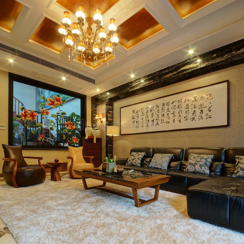 Parlor stock image. Image of family, decoration, home - 40509329