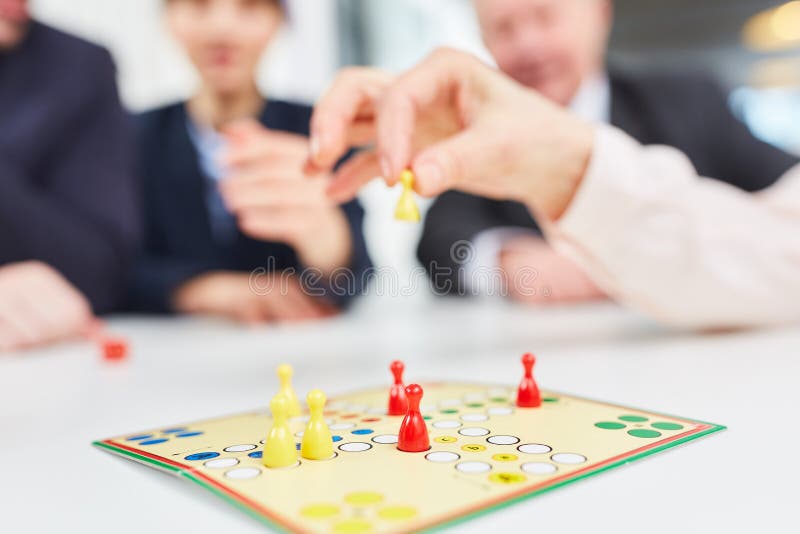 Parlor Game in Team Building Workshop Stock Photo - Image of parlor ...