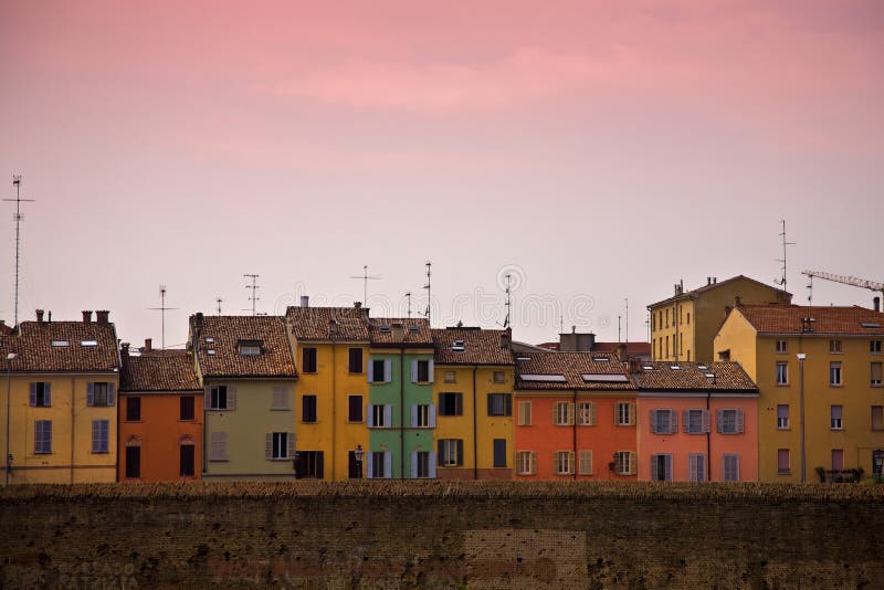 Parma stock photo. Image of antennas, valley, sunrise - 37980426