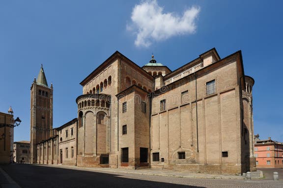 Parma Cathedral stock photo. Image of belfry, tower, spire - 10549534