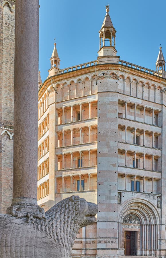 Parma and the Lombard Romanesque Style Architectures Stock Image ...