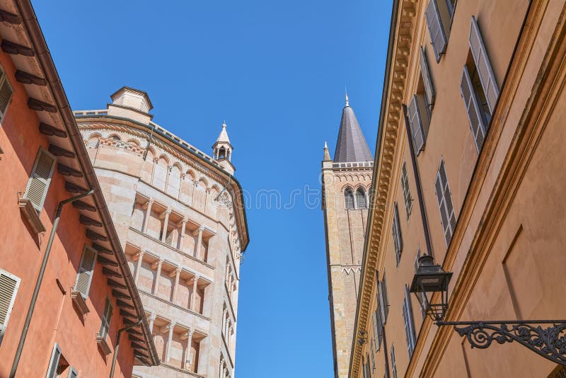 Parma and the Lombard Romanesque Style Architectures Stock Image ...