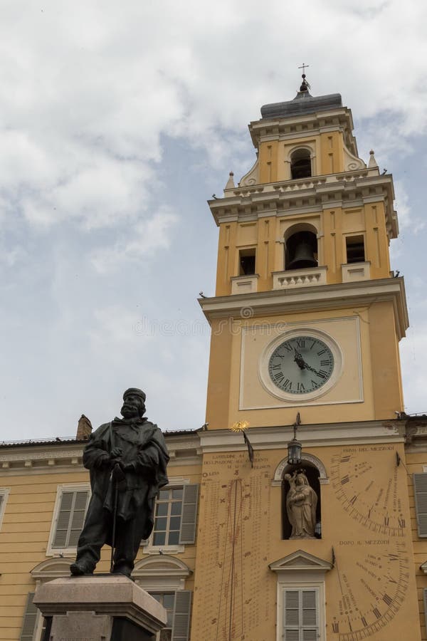 Parma Piazza garibaldi stock photo. Image of residence - 57807518