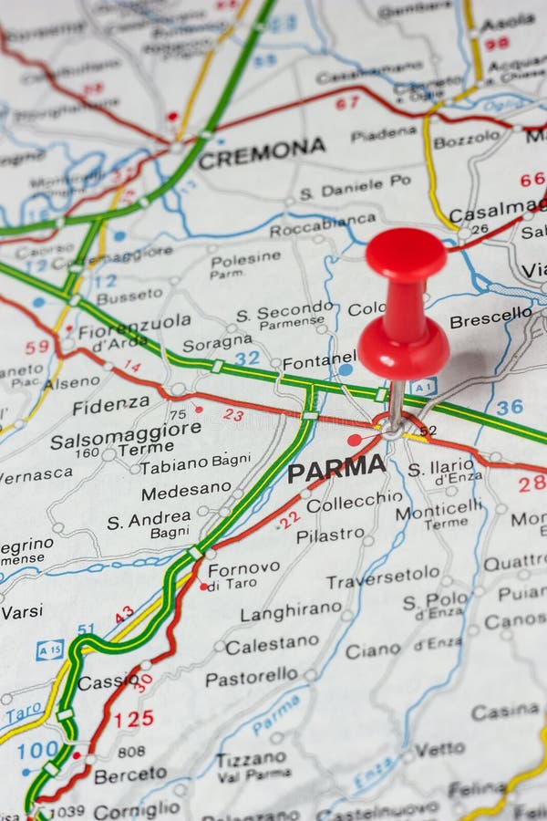 Parma Map Italy