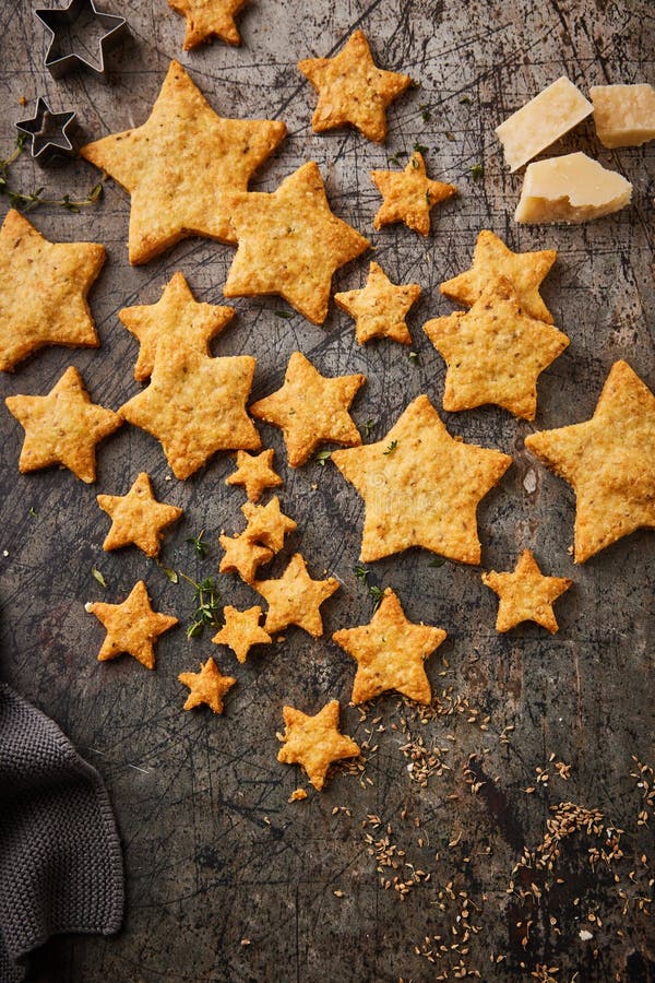 Parmesan cheese crackers stock image. Image of sizes - 260794207