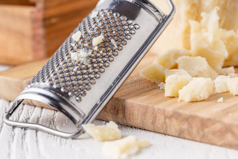 Parmesan on a Dark Background. Cheese Pieces on Close-up Stock Photo ...