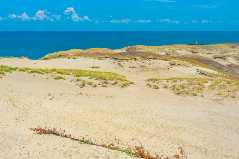 Parnidis Dune at Curonian Spit in Lithuania Stock Photo - Image of ...