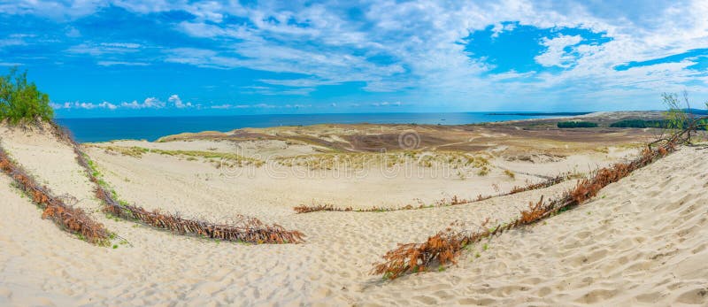 Parnidis Dune at Curonian Spit in Lithuania Stock Photo - Image of ...