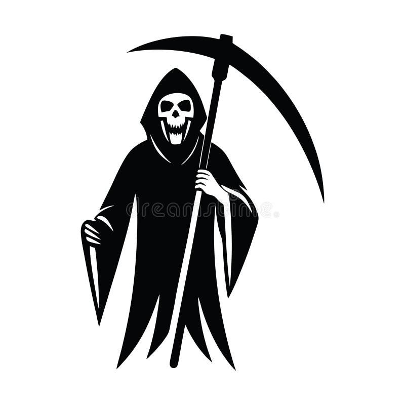 Paro De Paro Una Figura Encapuchada Que Contiene Un Vector Ilustración ...