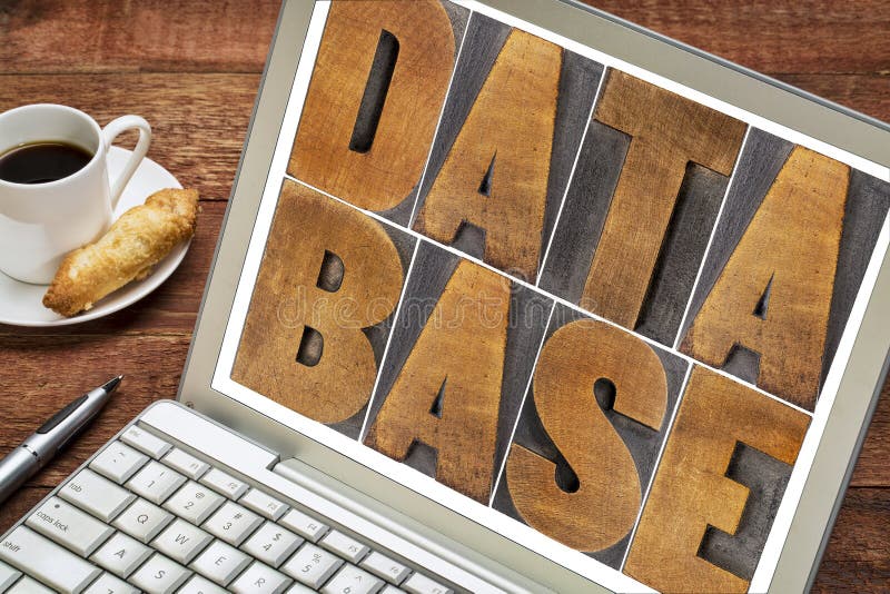 Parola E Simbolo Della Base Di Dati Fotografia Stock - Immagine di ...