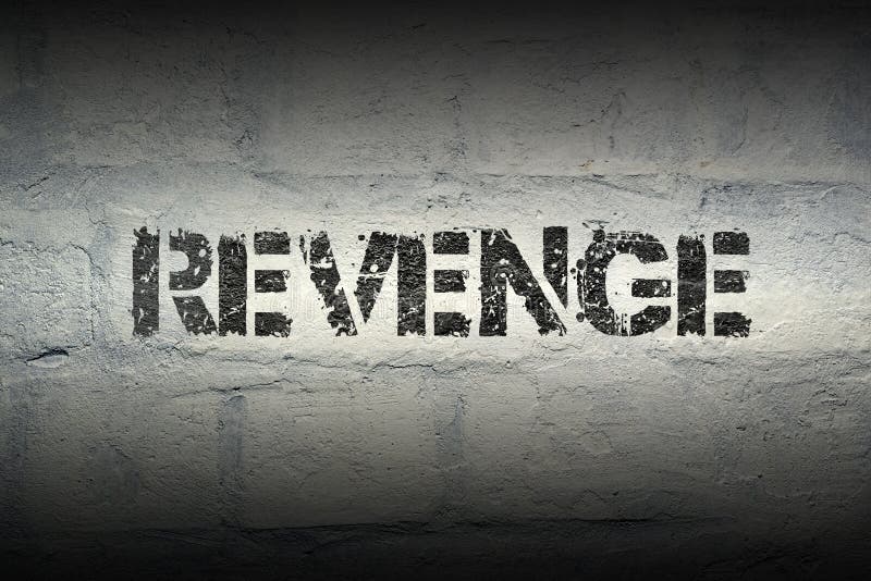 Vendetta Parola Scritta Su Un Foglio Di Carta, Su Uno Sfondo Di Cartone ...