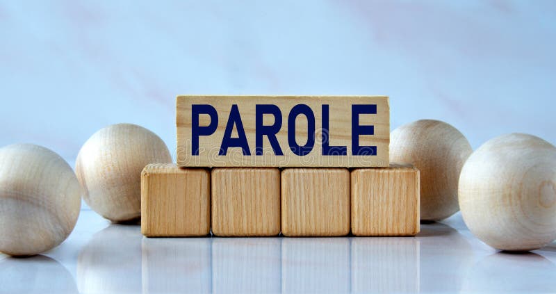 Parole - Word from Wooden Blocks with Letters Stock Image - Image of ...