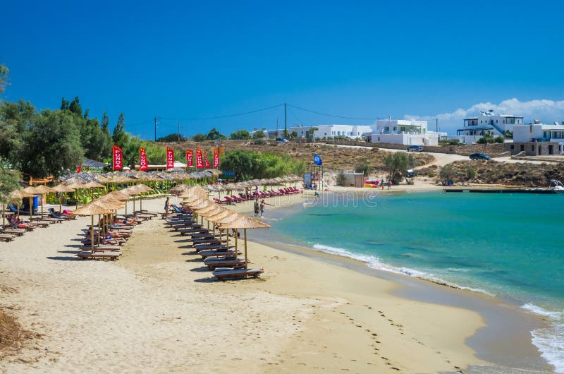 Paros-Insel, Die Kykladen, Griechenland Stockfoto - Bild von nave ...