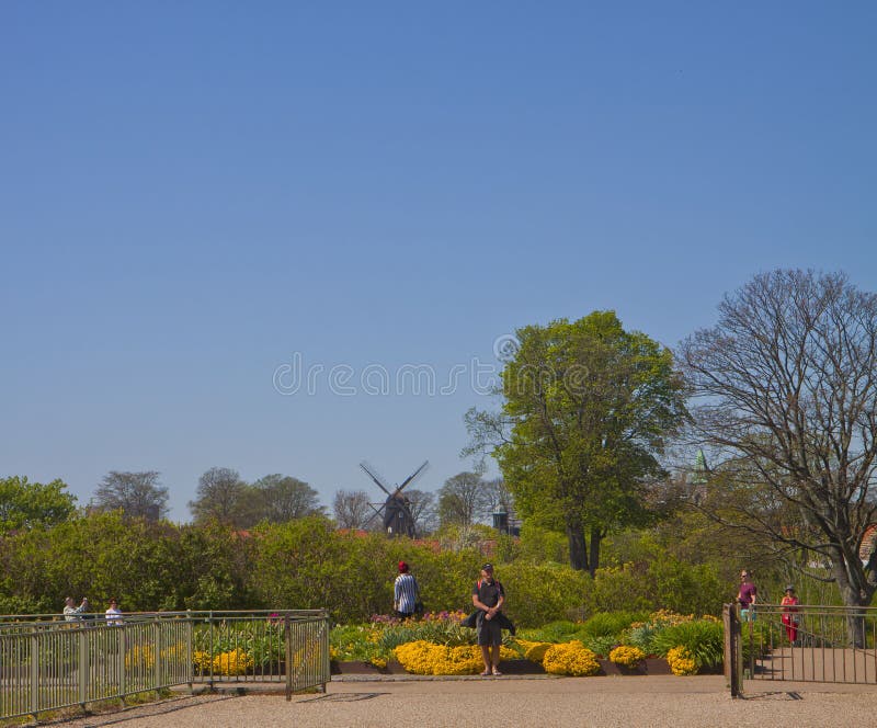 Parque De Langelinie En Copenhague, Dinamarca, Imagen de archivo ...