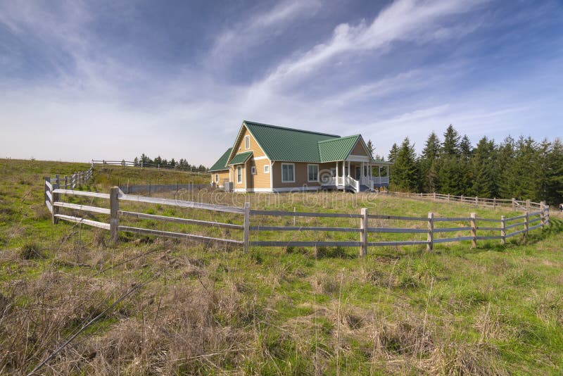 Panorama Del Parque De Powell Butte En Portland Oregon Foto de archivo ...