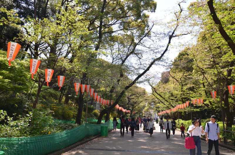 Parque de Ueno Tokio Jap?n fotografía editorial. Imagen de tokio ...