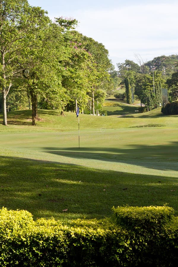 Parque del golf foto de archivo. Imagen de sombra, indicador - 31340484