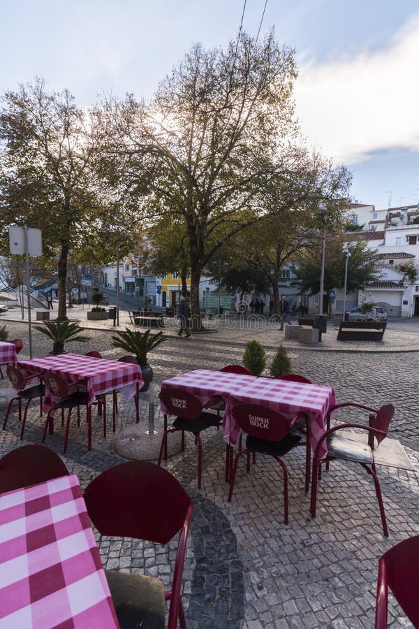 Parque Do Centro De Monchique Foto de Stock Editorial - Imagem de café ...