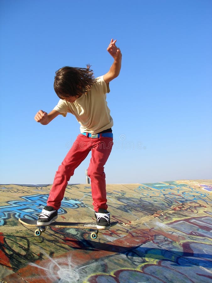 Parque do patim imagem de stock. Imagem de freestyle, menino - 5903869