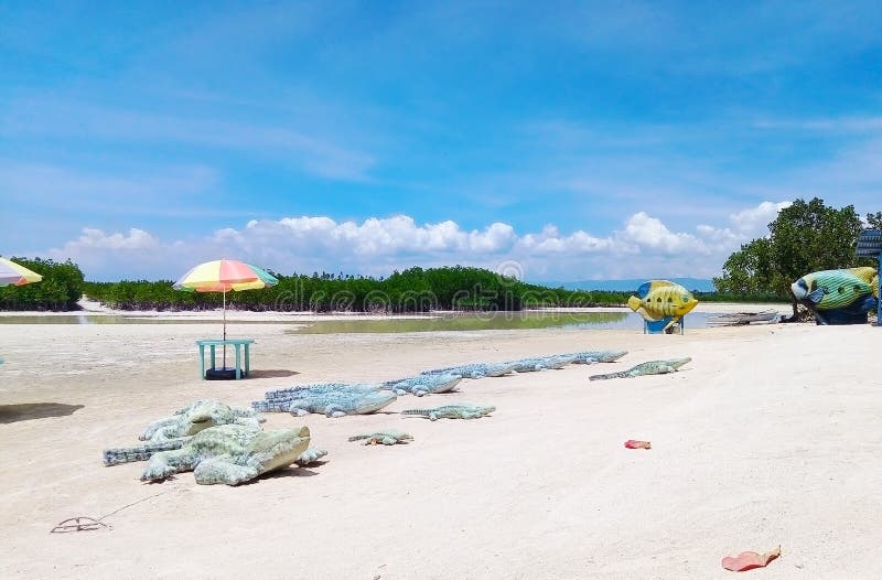 Parque Do Turismo De Eco Na Ilha De Olango Imagem de Stock - Imagem de ...