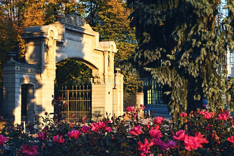 Parque-entrada De Maksimir, Zagreb, Croacia Imagen de archivo - Imagen ...