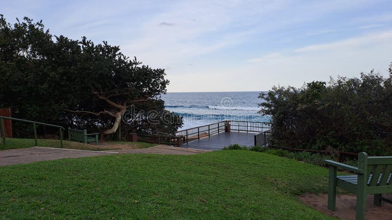 Parque Familiar Pennington Beach Kwazulunatal Foto de archivo - Imagen ...