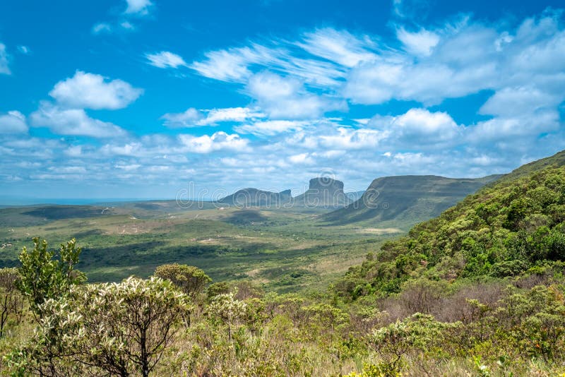 Parque Nacional Chapada Diamantina Brasil Foto de Stock - Imagem de ...