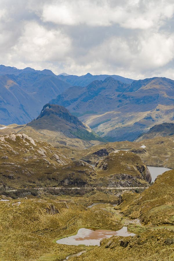 Parque Nacional Cuenca Ecuador De Cajas Imagen de archivo - Imagen de ...
