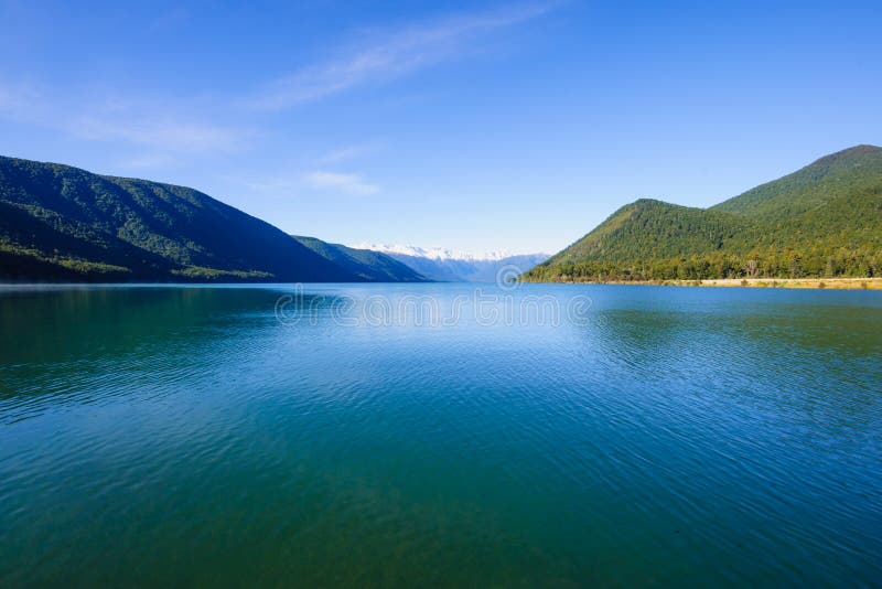 Nelson Lakes National Park imagen de archivo. Imagen de naturalizado ...