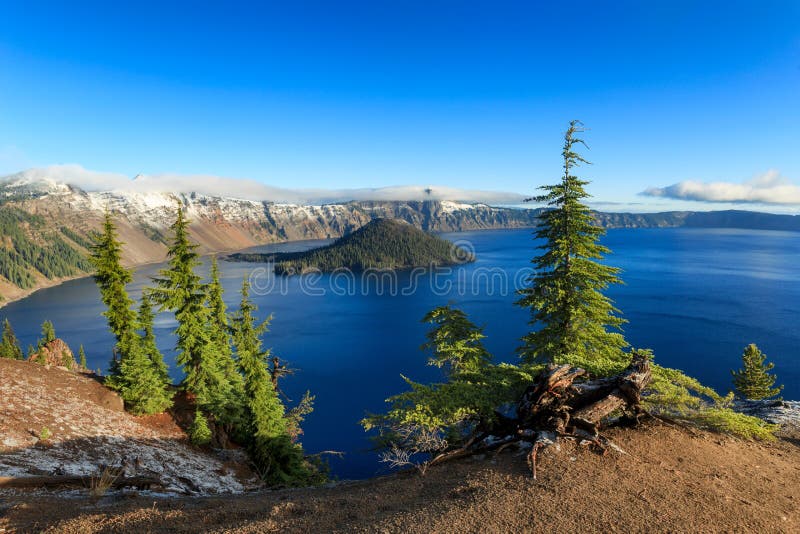 Parque Nacional Do Lago Crater, Oregon, EUA Imagem de Stock - Imagem de ...