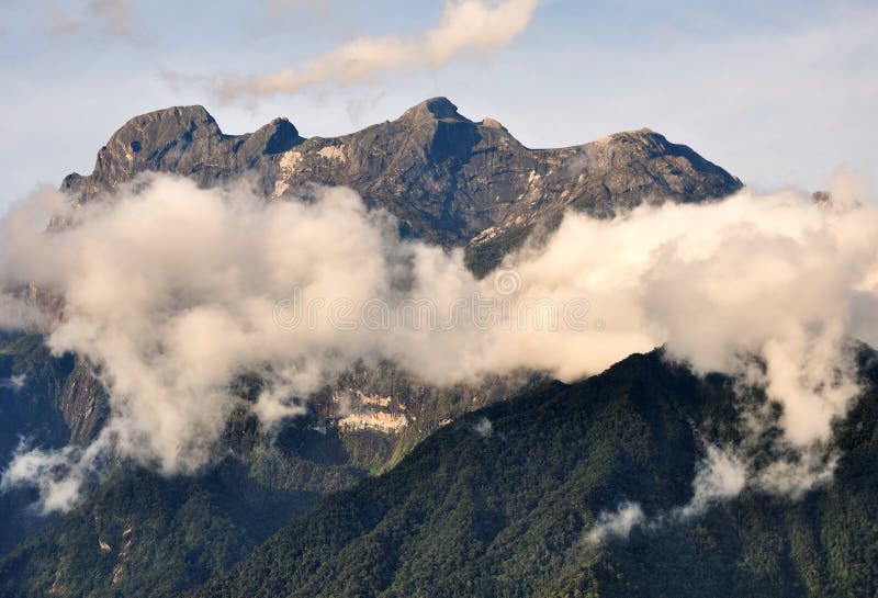 Parque Nacional Do Monte Kinabalu, Sabah Borneo Imagem de Stock ...