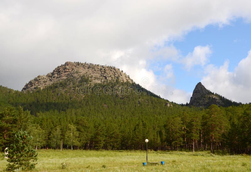 Parque Natural Nacional Burabai Del Estado Imagen de archivo - Imagen ...