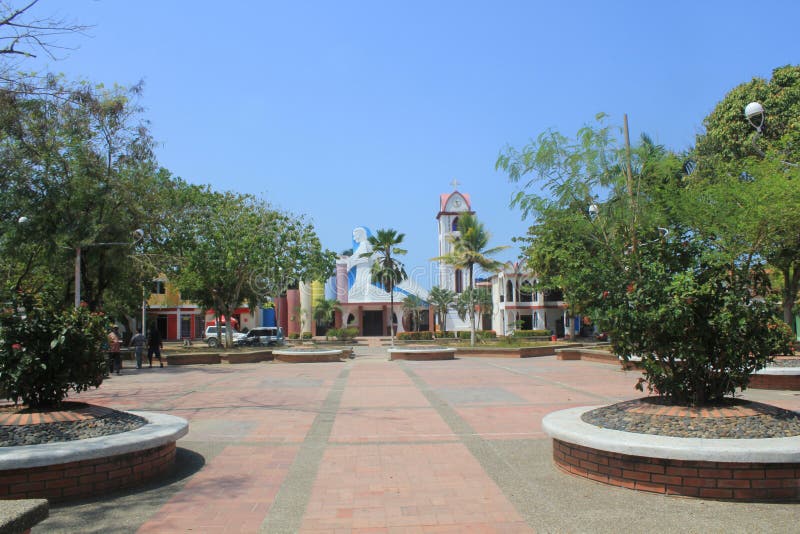 Parque Principal, Arboletes, Antioquia, Colombia Imagen de archivo ...